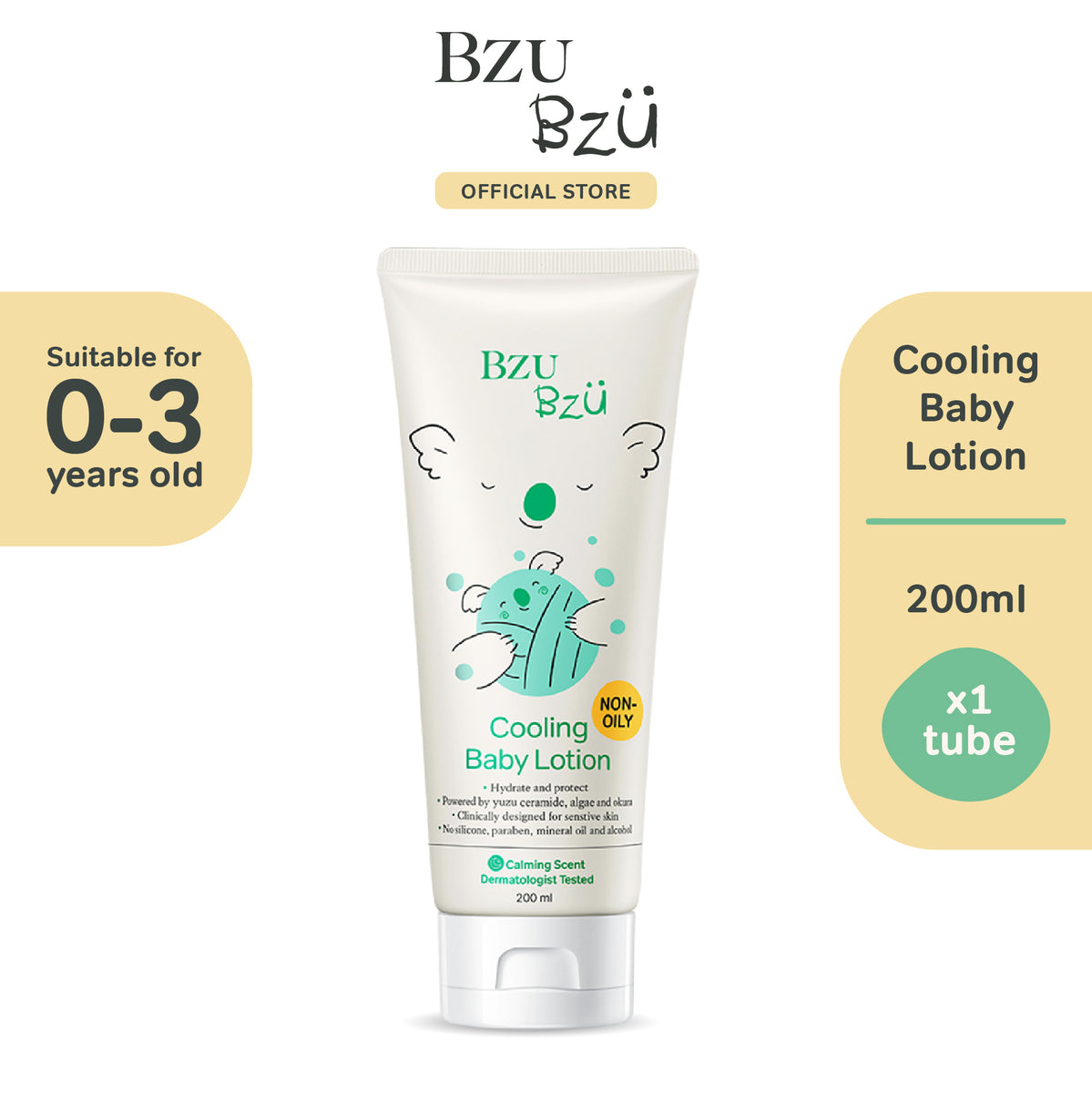 BZU BZU Cooling Baby Lotion, 200ml – BZU BZU Singapore